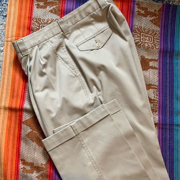 Ashworth | Pants | Ashworth Mens Pleated And Cuffed Pants | Poshmark